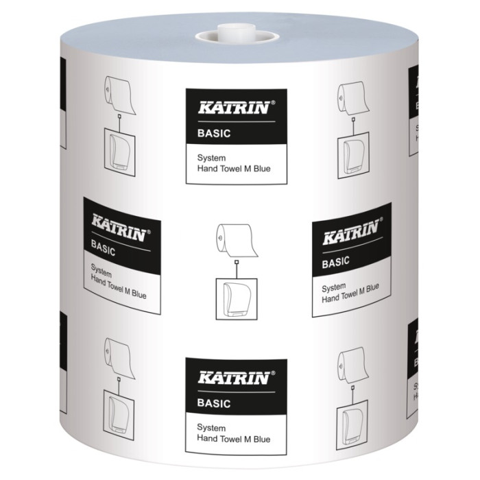 Hand Towel Rolls - Blue Katrin System Towel M 1 Ply 200m/895 Sheet ...