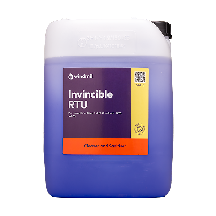 Windmill Invincible RTU - Cleaner and Santiser - 10L - Windmill Refill ...