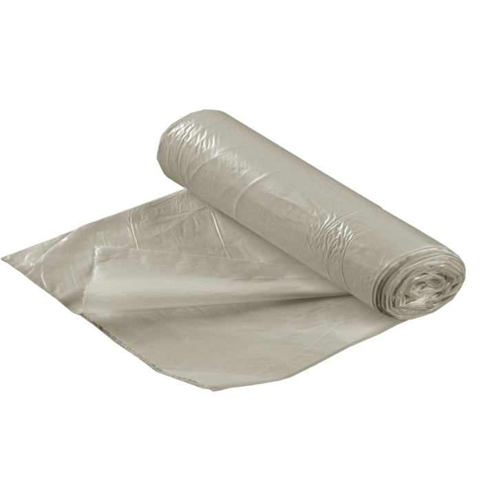 Refuse Sack - Medium Duty - 10kg - Box of 500/90L - Clear - AUK Hygiene