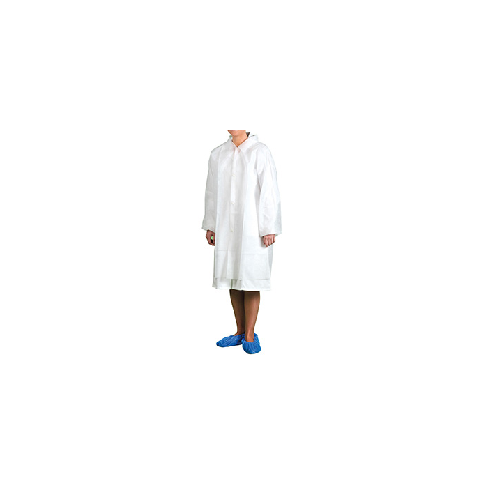 Disposable Visitors Coat - XXL - White - AUK Hygiene