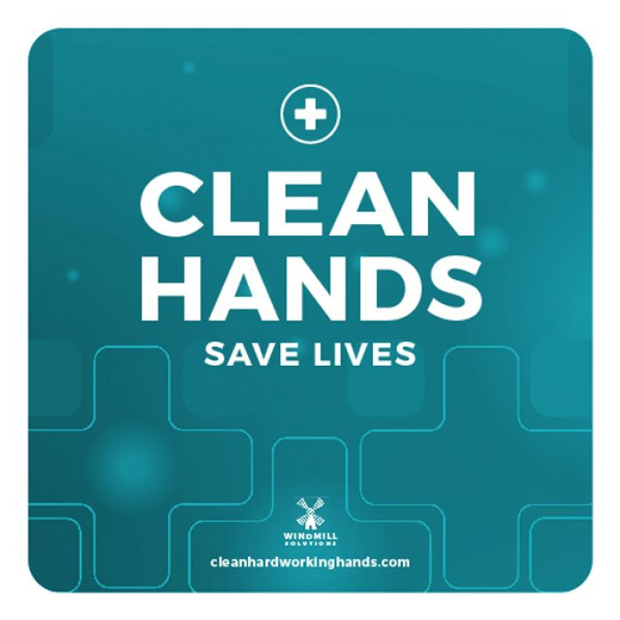 Poster - Clean Hands Save Lives - AUK Hygiene