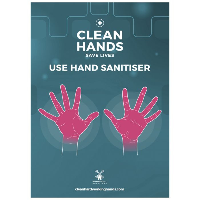 Poster - Use Hand Sanitiser - AUK Hygiene