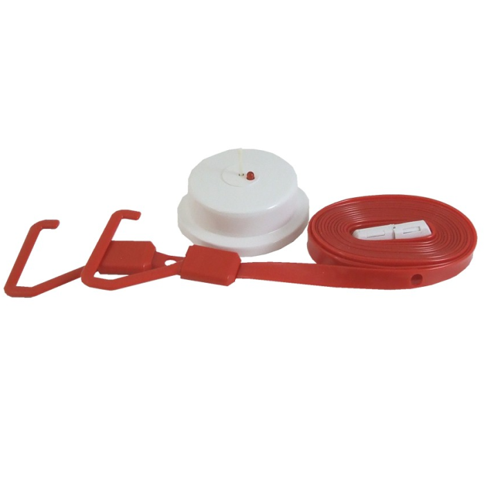 Anti-Ligature Hygienic Pull Cord - 3m - AUK Hygiene